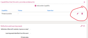 log entries – Bradford VTS